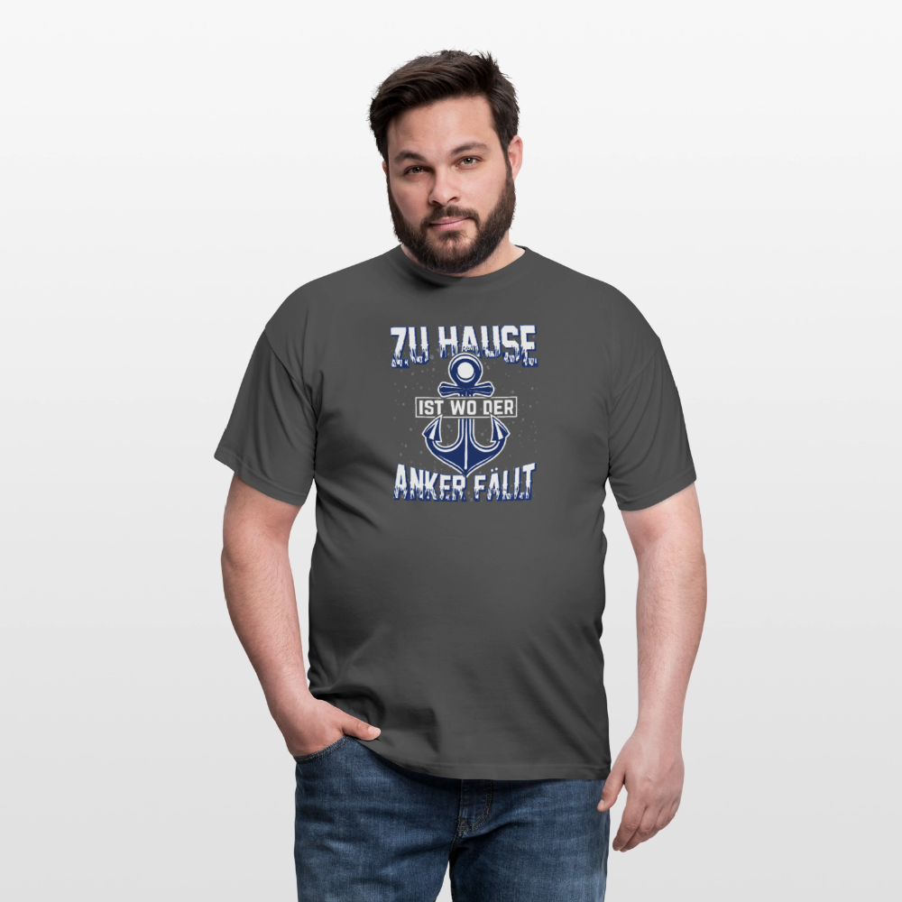 T-Shirt mit Anker Motiv SSW2686ZU HAUSE IST WO DER ANKER FÄLLT ...
