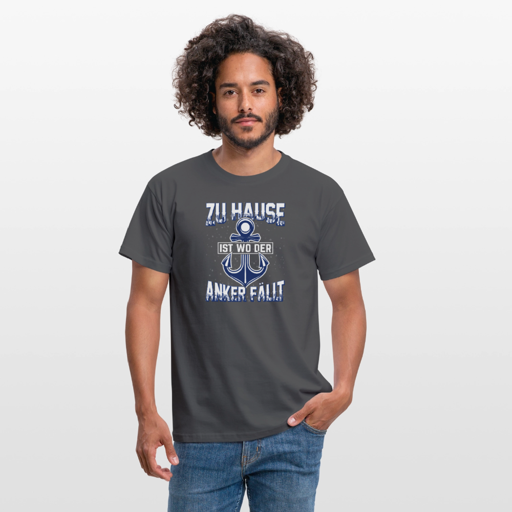 T-Shirt mit Anker Motiv SSW2686ZU HAUSE IST WO DER ANKER FÄLLT ...