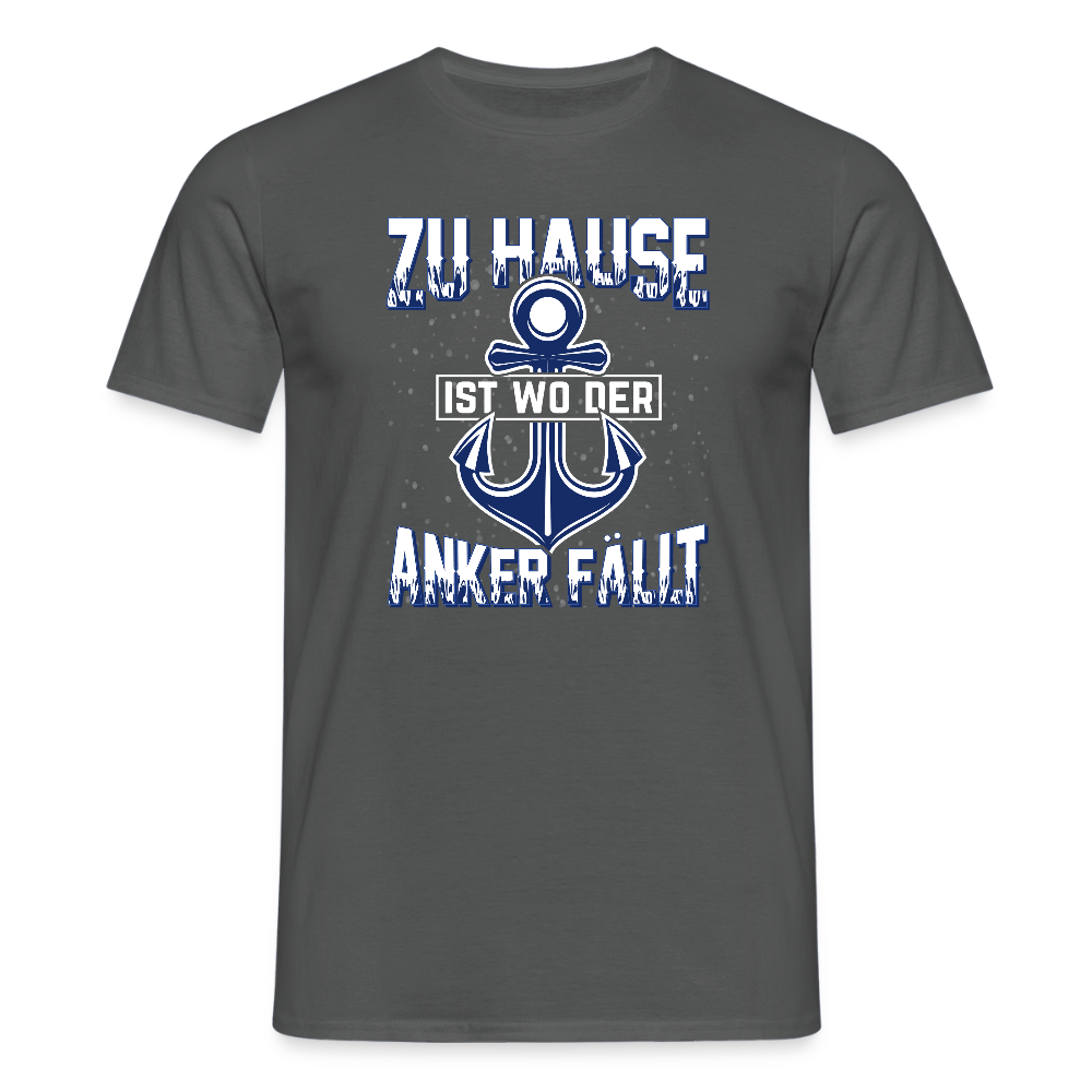T-Shirt mit Anker Motiv SSW2686ZU HAUSE IST WO DER ANKER FÄLLT ...